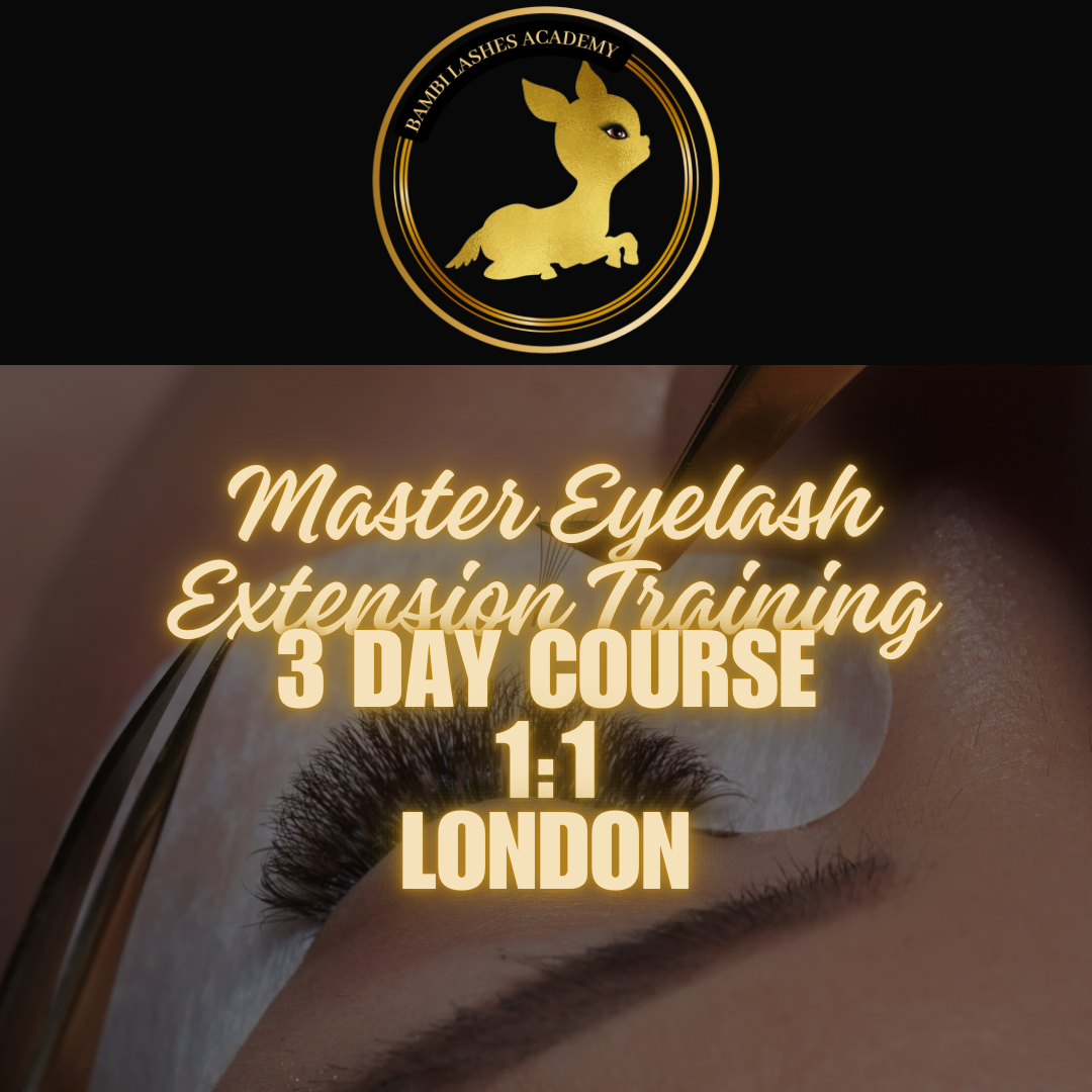 Master Eyelash Extension Training | 3 Day Course | 1:1 – Bambi Lashes Ltd